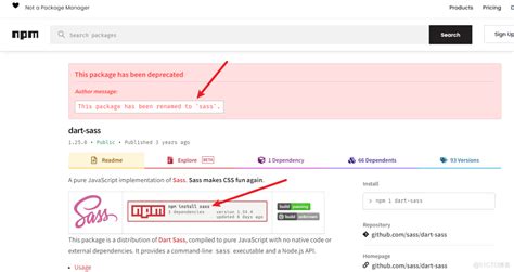 scss 将node sass切换为sass 原dart sass 51cto博客 sass scss
