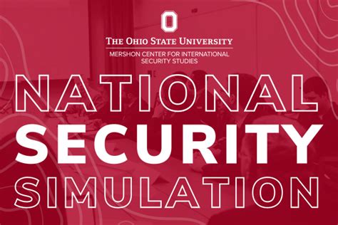 National Security Simulation Mershon Center