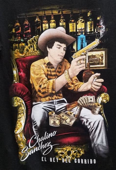 New Chalino Sanchez Sitting In Chair El Rey Del Corrido Mens