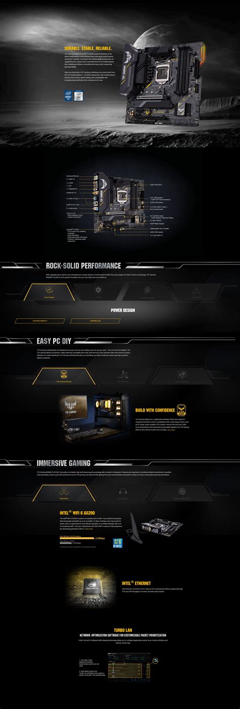 Mainboard Asus TUF GAMING B460M PLUS WI-FI