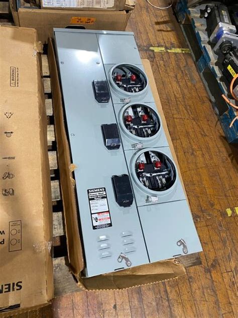 1200 Amp Siemens Mm32225rj Power Mod Meter Socket 1200a Bus 225a Branch 240v 3ph For Sale