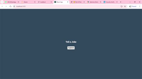 Video Balanarayanan P On Linkedin Reactjs Webdevelopment Jokeapp