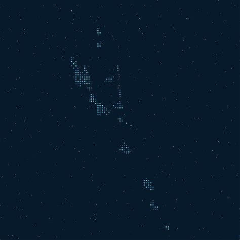 Premium Vector Abstract Dotted Halftone With Starry Effect In Dark Blue Background With Map Of