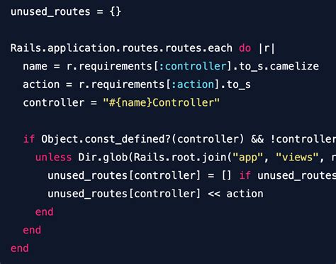 Quicky Unused Routes For Rails 70 Below
