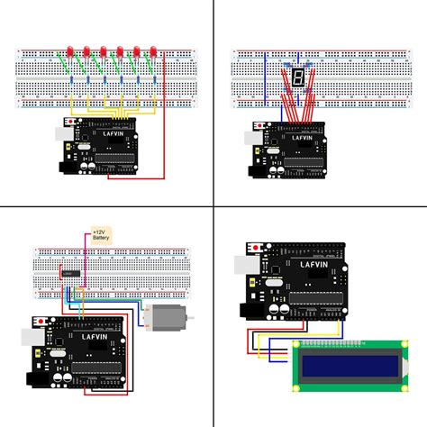 Lafvin Super Learning Kit For Uno R3 For Arduino For Uno R3 With Tutor