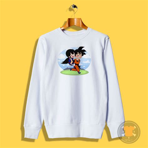 Find Outfit Goku And Chichi Chibi Sweatshirt For Today