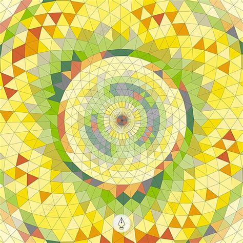 Abstract Geometric Background Mosaic Vector Illustration Ornamental Colorful Color Vector