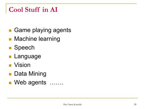 Prof Saroj Kaushik1 Introduction To Artificial