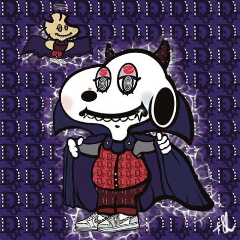 한국소년 행운을 주는 스누피and우드스탁 머니 미 할로윈 버전