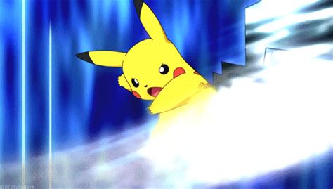 Shocked Pikachu In Action 