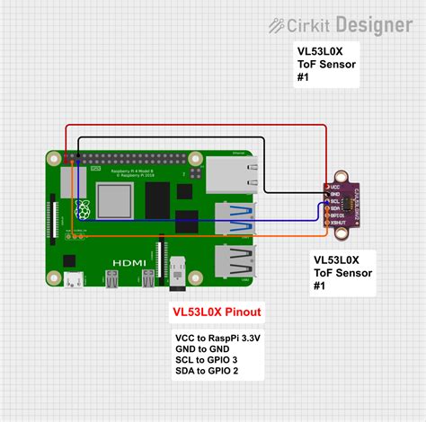 How To Use Adafruit Vl53l0x Time Of Flight Distance Sensor Pinouts