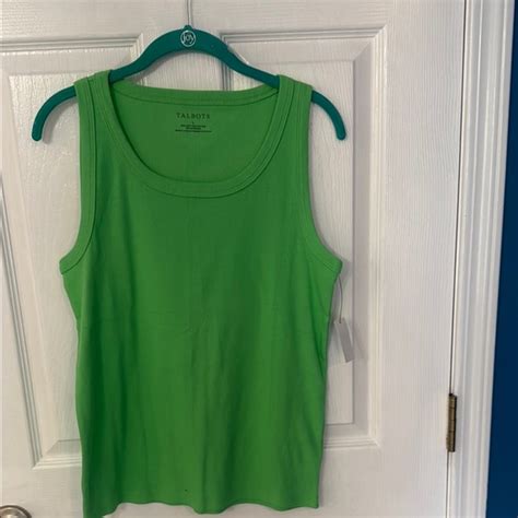 Talbots Tops Talbots Green Tank Top With Classic Style Poshmark