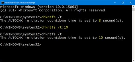 How To Reduce ChkDsk Countdown Time In Windows 11 10