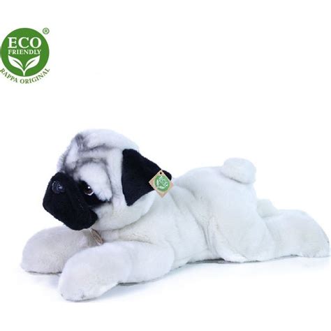 Rappa Plyšový Pes Mops 58 Cm Eco Friendly Maxíkovy Hračky
