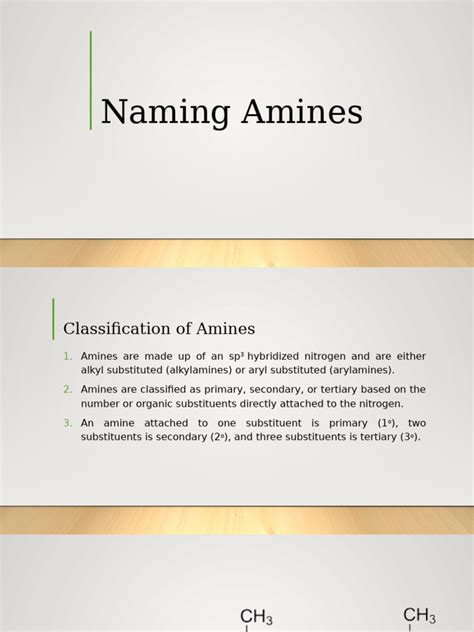 Naming Amines Pdf