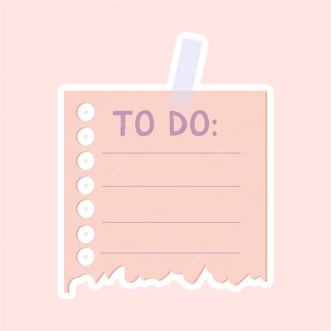 Premium Vector Cute Paper Notes In Pastel Colors Stickers Simple Page Stationary Set Notes And