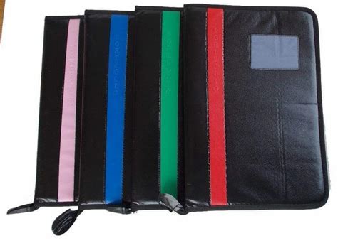 Black A4 Leather Plain Portfolio File For Office At ₹ 65piece In New
