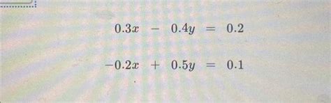 Solved Determine Whether Each System Of Linear Equations Has Chegg