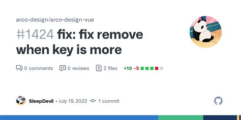 Fix Fix Remove When Key Is More By Sleepdevil · Pull Request 1424 · Arco Designarco Design