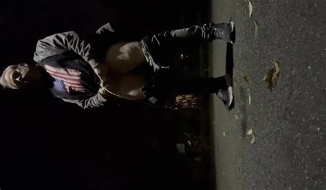 Nighttime Public Naked Piss ThisVid