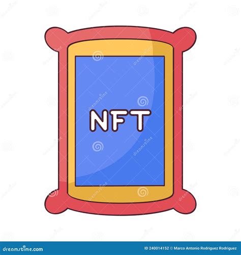 Isolated NFT Icon Digital Transaction Concept Vecto Stock Vector Illustration Of Digital