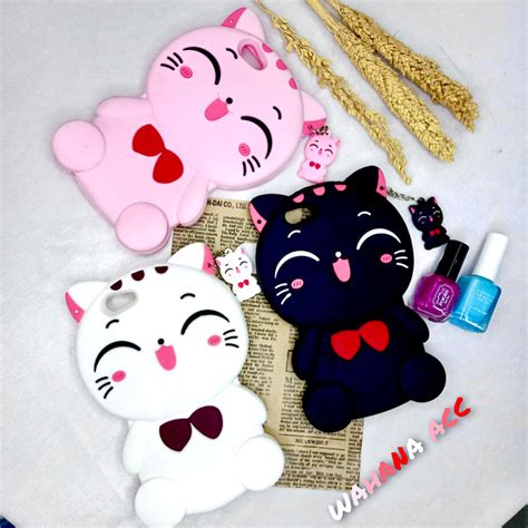 Jual Softcase Handphone Super Tebal Casing Hp Motif D Cat Case Dan Keropi Boneka Besar Shopee