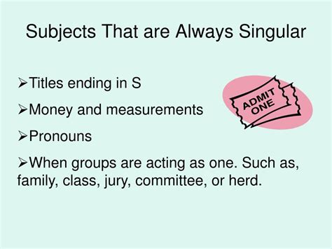 PPT Subject Verb Agreement PowerPoint Presentation Free Download ID