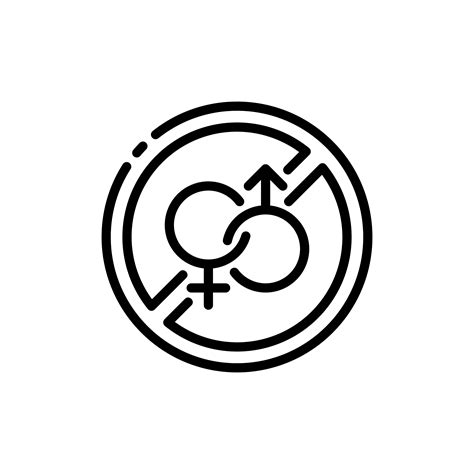 Ramadan No Sex Icon Outline Ramadan Kareem 602132 Vector Art At Vecteezy