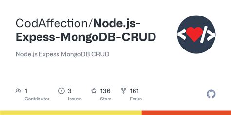 Github Codaffectionnodejs Expess Mongodb Crud Nodejs Expess