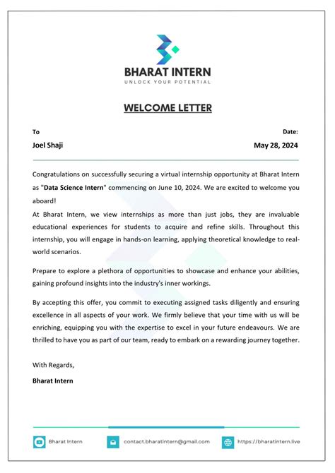 joel shaji on linkedin internship datascience bharatintern