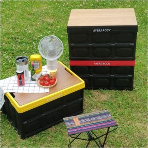 감성 캠핑테이블 폴딩박스 차박 용품 스카이트립 Camping