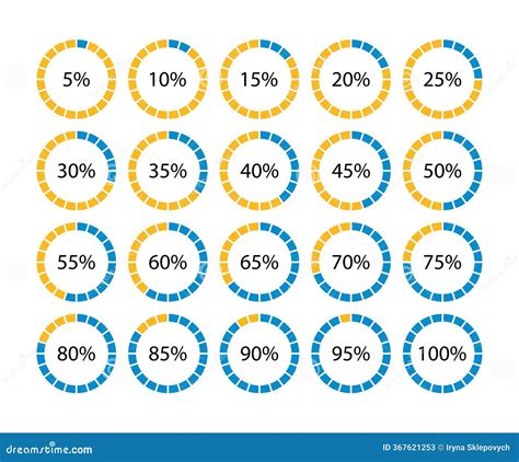 Progress Diagram Structure Circle 100 Percent Loading Template