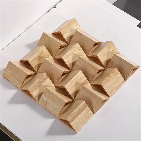 Solid Wood Sound Diffusor 3d Acoustic Diffuser Wall Panel Sound Solid Wood Sound Diffusor 3d Acoustic Diffuser Wall Panel Sound