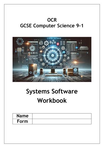 J277 Ocr Gcse Computer Science Systems Software Workbook Teaching