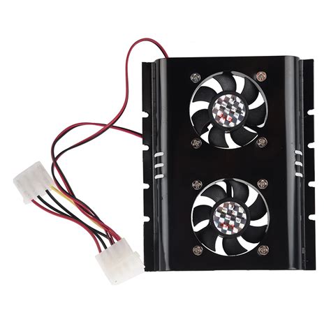 Black SATA IDE Hard Disk Drive HDD Fan Cooler For PC In Fans Cooling From Computer