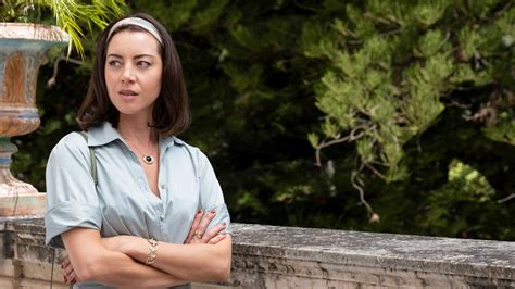 See Aubrey Plaza Lounging In A Red Corset Giant Freakin Robot