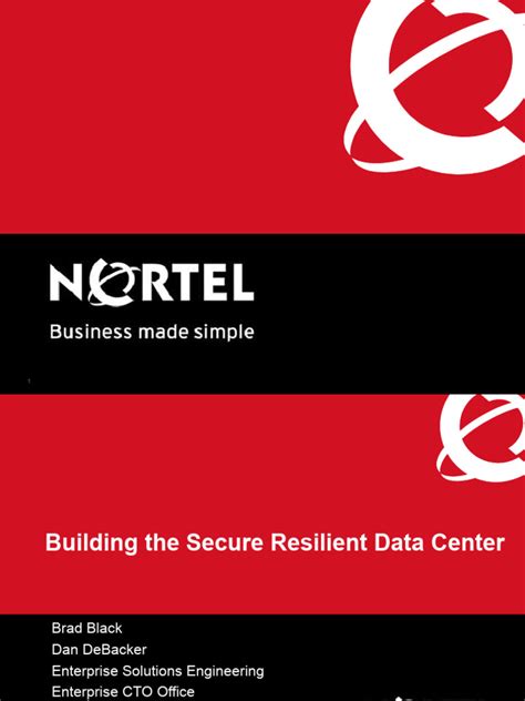 Building The Secure Resilient Data Center 2d Feb 2007 Pdf Network