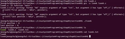 리눅스 Lseek 리눅스 시스템 프로그래밍 — Jeongchul Kim