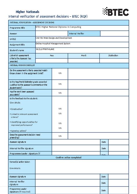 1153 1619623108515 Unit 10 Web Design And Development Reworded 2021 Higher Nationals Internal