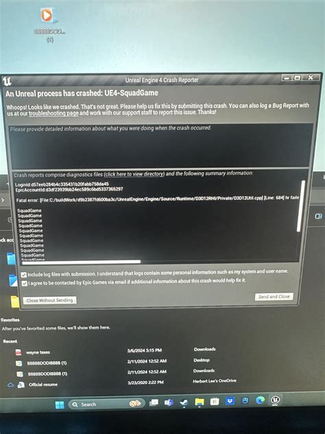 Game Is Crashing This Error Code Rjoinsquad