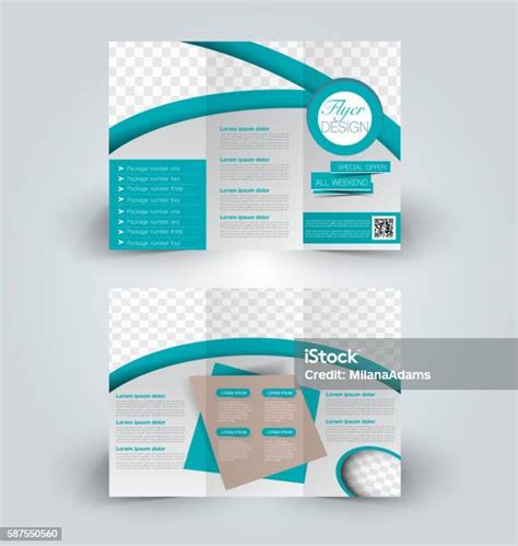 모의 바라요 브로셔 디자인 템플릿 비즈니스 0명에 대한 스톡 벡터 아트 및 기타 이미지 0명 3단 브로슈어 개념 Istock