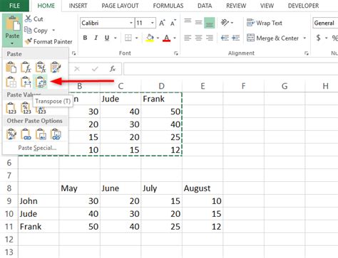 Guide On Transpose Columns To Rows In Excel
