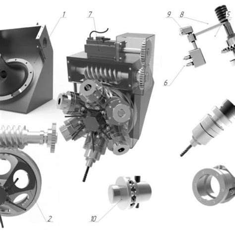 Animation Video Of The Mechatronic Module Of The Machine Tool Assembly