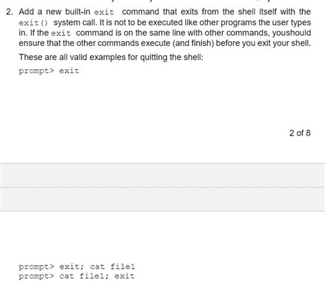 Solved In This Assignment You Will Implement The Shell Chegg