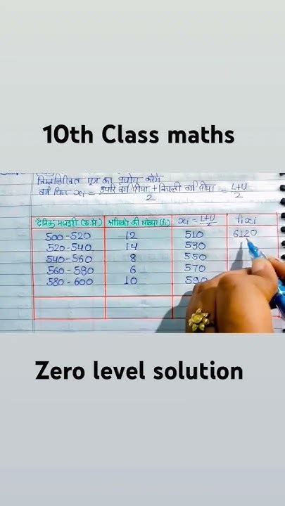 class 10th maths exercise13 1 question 2nd unit 13 सांख्यिकी by