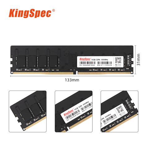 Kingspec Memory Ram 4gb 8gb 16gb Ddr4 2666mhz 3200mhz Pc Ram 32gb Memoria Ddr 4 For Desktop