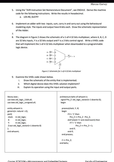 Marcus Garvey 5 Using The Avr Instruction Set Nomenclature Document