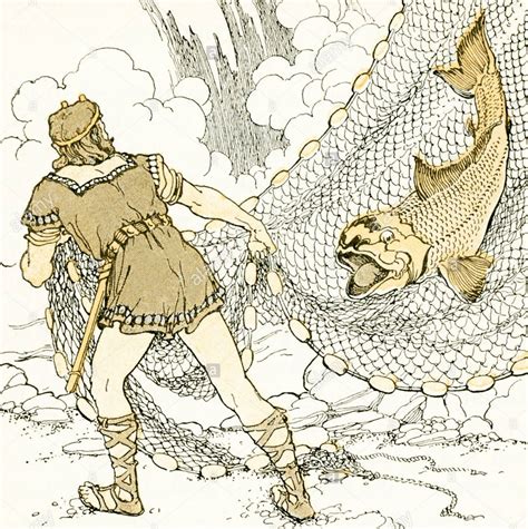 Loki Y El Origen Del Dragón Fafnir Kunst