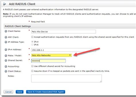 Adding A Palo Alto Radius Dictionary To Rsa Radius For Rsa