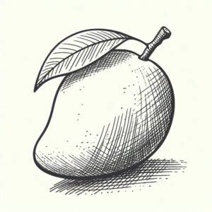 20 Easy Mango Drawing IDeas Drawing Hubs